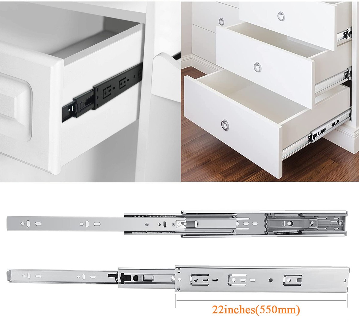 Slow Close Cabinet Drawer Hardware | Cabinets Matttroy