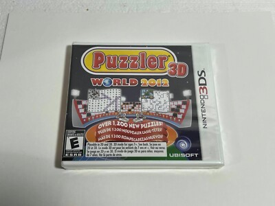 Nintendo 3ds Puzzler 3D world 2012 Factory Sealed 8888167396| eBay