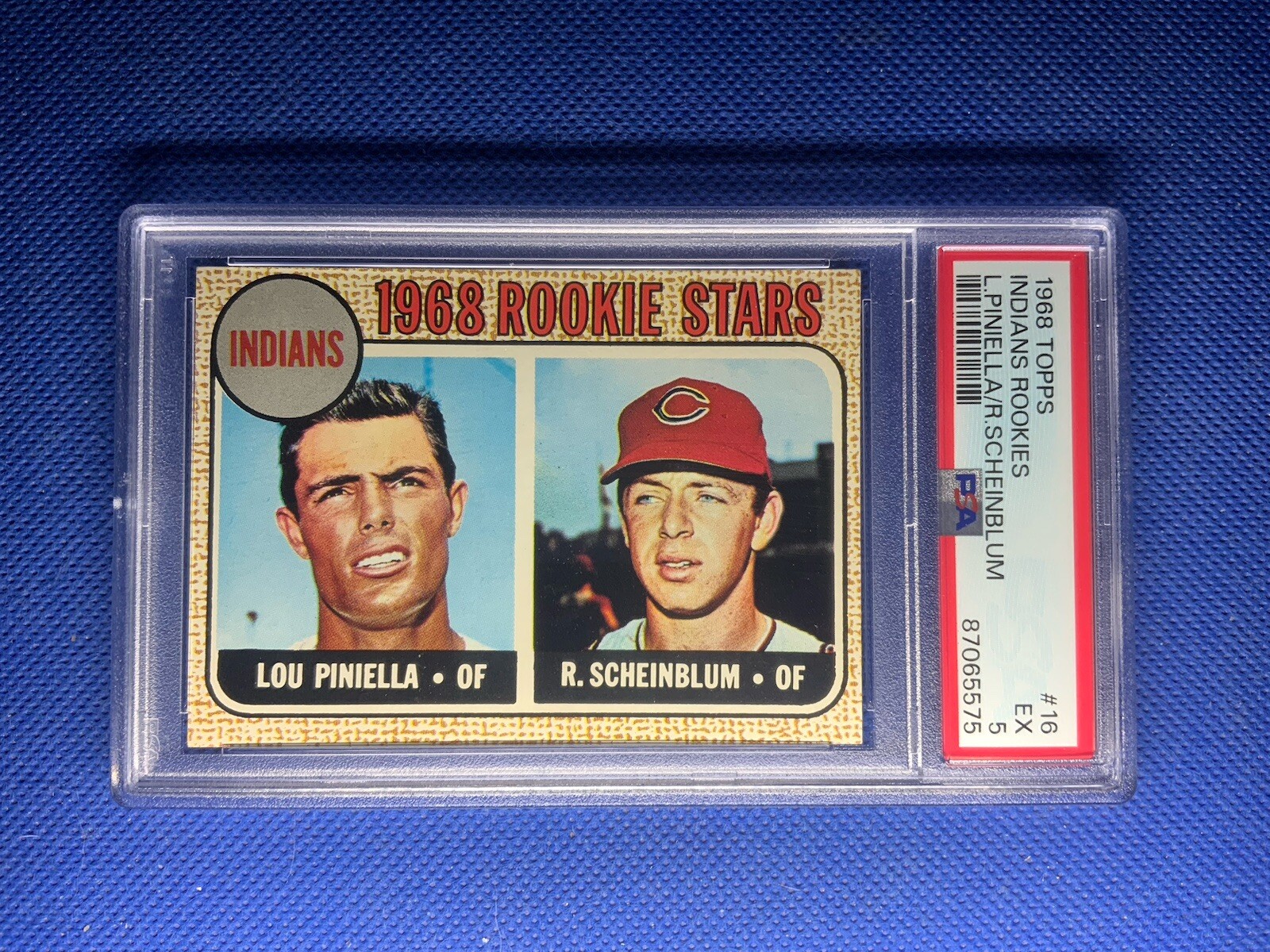 1968 Topps - 1968 Rookie Stars #16 Lou Piniella, Richie Scheinblum for ...