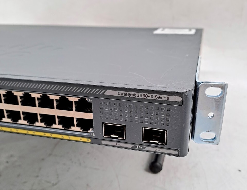 Cisco Catalyst WS-C2960X-48FPD-L Cisco Switch W/Cisco Catalyst C2960X ...