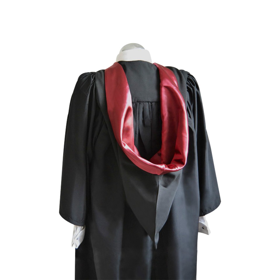 Luxury Graduation Gown & Hat Burgon Hood/Cap Set University Bachelor ...