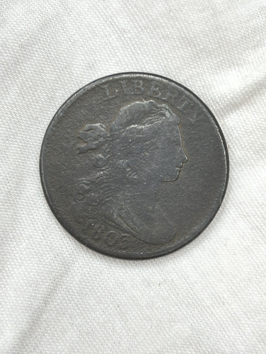 1803 Draped Bust Large Cent 1C One Penny US Type Coin Large Date ...