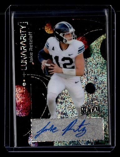 JAKE RETZLAFF 2025 Leaf Pro Set Metal Football LUNARARITY Auto #9/10 | eBay