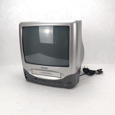 Samsung TI 14B3 CRT VHS combi television scart tested retro game tv ...