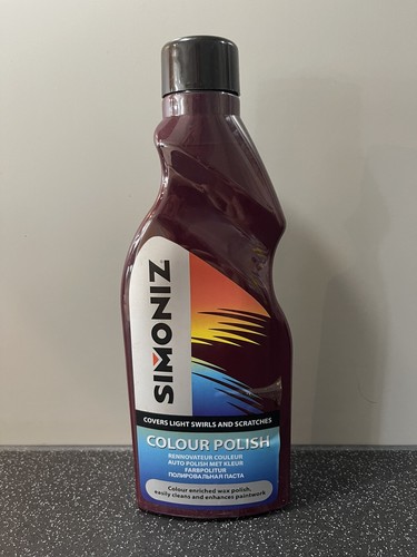 2 X Simoniz Dark Red Car Polish Colour Magic & Wax Enriched To Revive ...