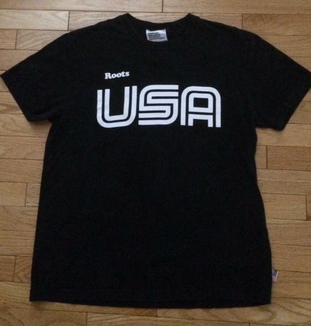 Roots USA Olympic Team 2006 Navy Blue T-Shirt Size M - Gem