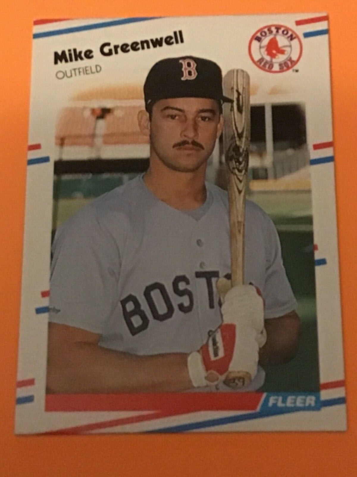 1988 Fleer Baseball Card #354 Mike Greenwell Boston Red Sox | eBay