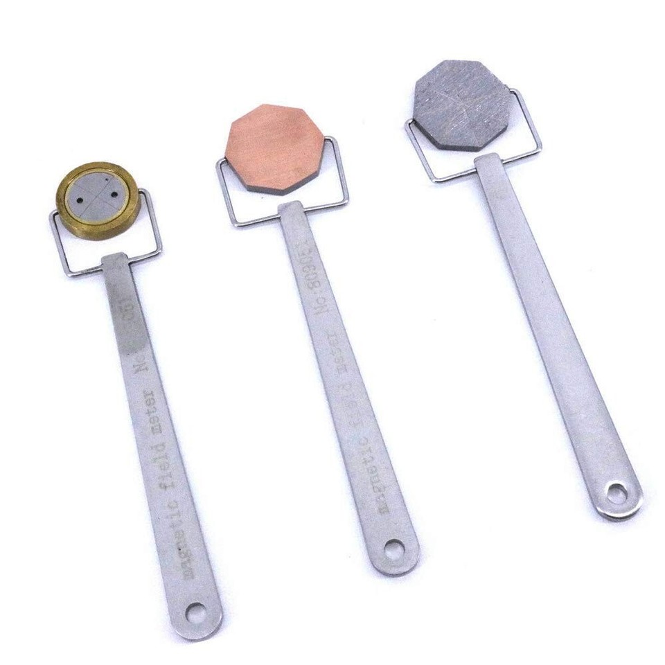 Magnetic Particle Pie Field Indicator 3 Pieces Magnetic Particle Field ...