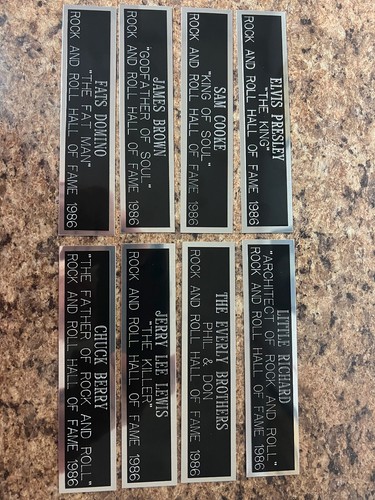 THE EVERLY BROTHERS (MUSIC) NAMEPLATE FOR SIGNED PHOTO/MEMORABILIA ...