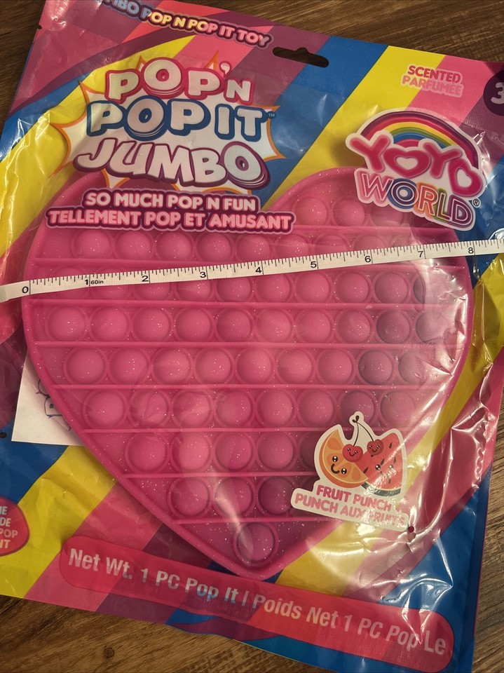 Popper Fidget Pop N Pop It Jumbo YoYo World Fruit Punch Scented Toy NEW ...