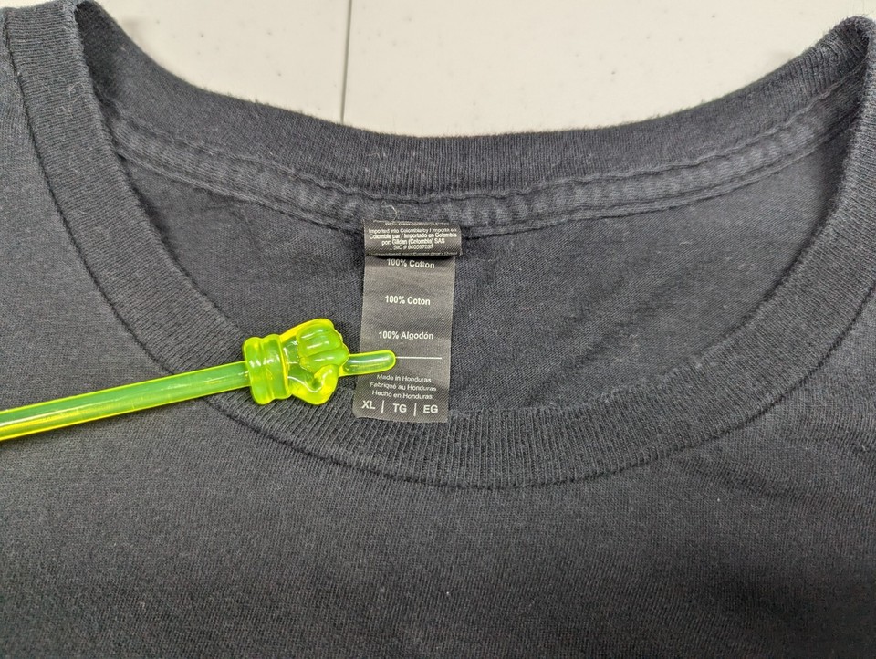 Lewis Black Middle Finger T Shirt Size XL Anvil Dark Comedy Humor ...