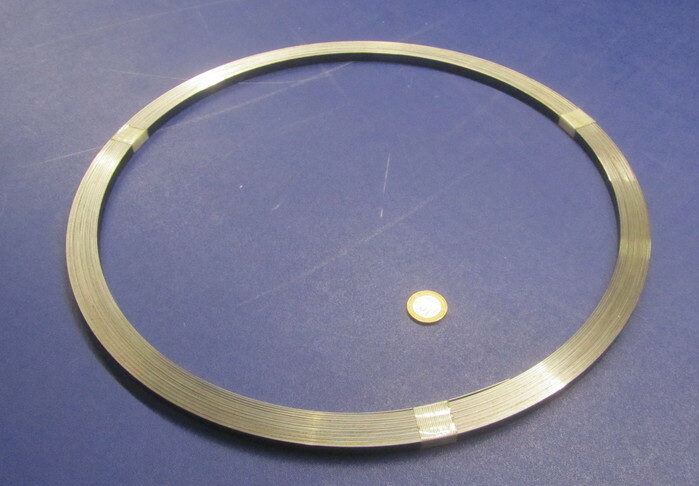 1095 Hard Blue Tempered Spring Steel Shim .010" Thick x .375" Wide x ...