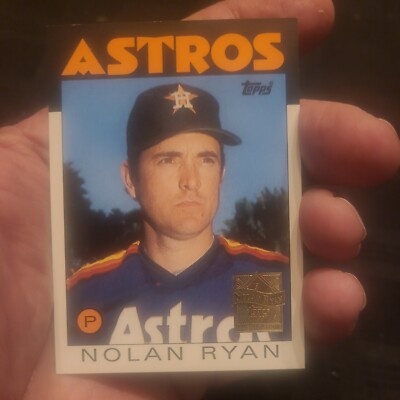 NOLAN RYAN 1999 Topps 1986 Topps Reprint Insert #100 Houston Astros | eBay