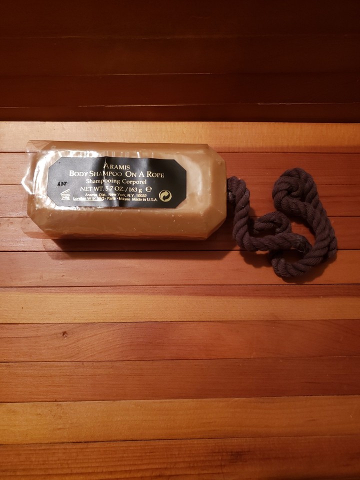 ARAMIS Body Shampoo on a Rope No Box Discontinued Mens ARAMIS Soap on a ...