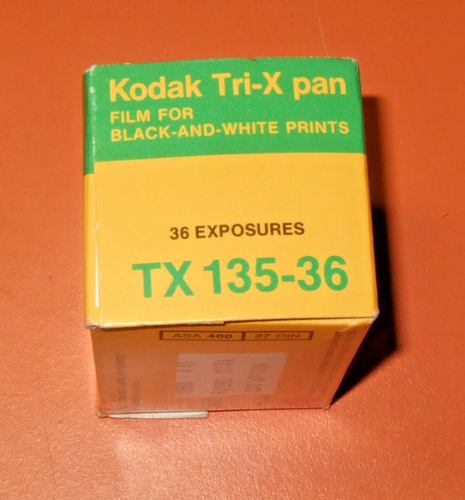 NEW Unopened SEALED Kodak Tri-X pan Film B/W TX 135-36 Black and White ...