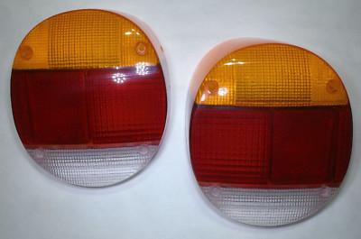 TAIL LIGHT LENS SET LEFT & RIGHT (PAIR) VOLKSWAGEN T1 BUG & SUPER ...