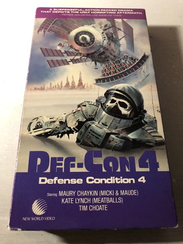 Def-Con 4: Defense Condition 4 (1985) VHS Adventure Sci-fi Maury ...