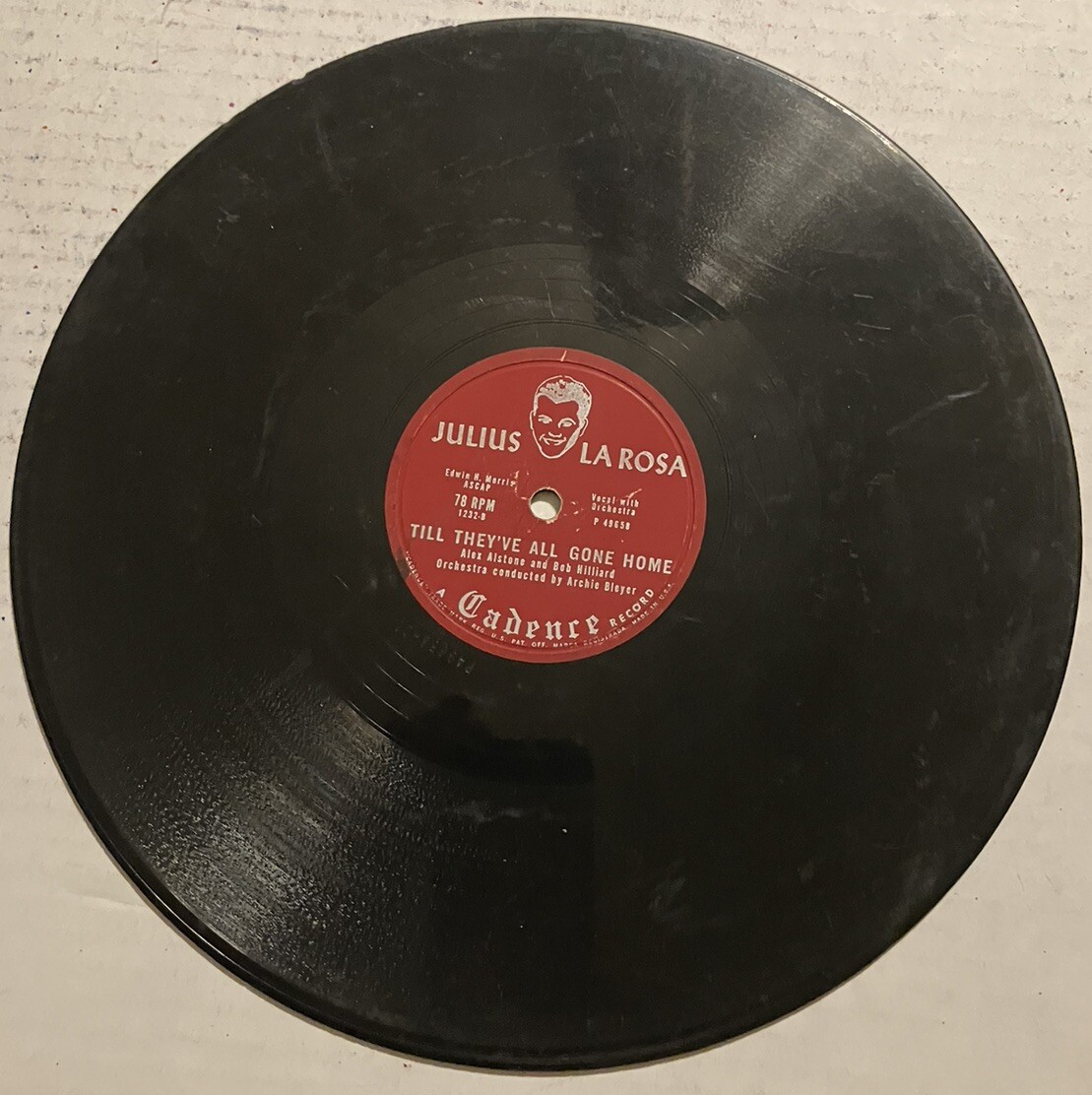 Julius La Rosa – Eh, Cumpari / Till They've All Gone Home - 78rpm ...