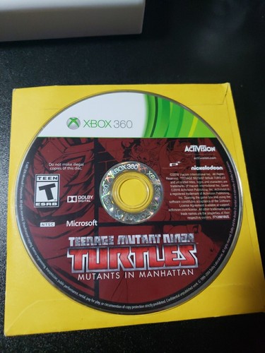 Teenage Mutant Ninja Turtles Mutants in Manhattan for Xbox 360 Disc ...