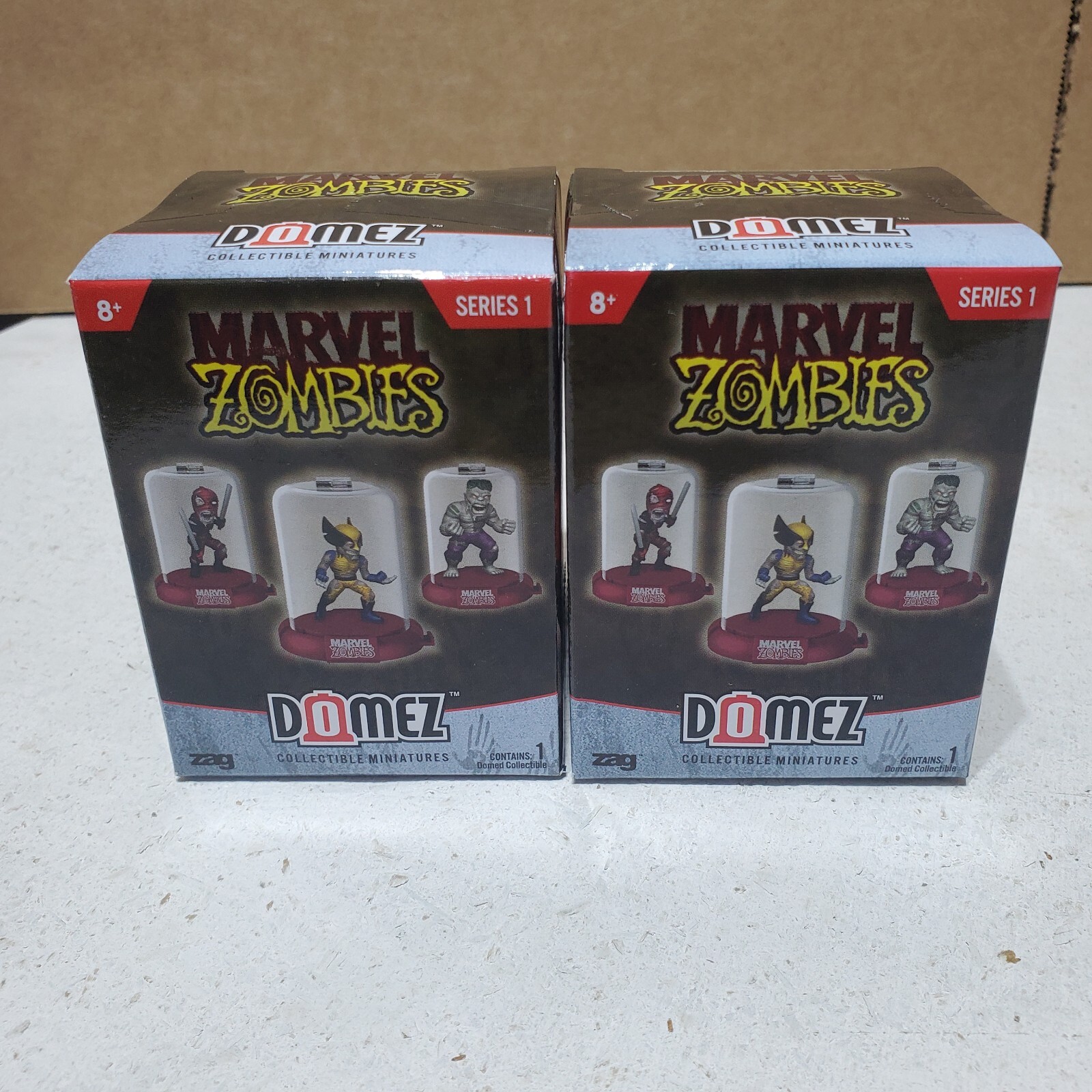 Set Of 2 Unopened Domez Marvel Zombies Mistery Pack Figures series 1 | eBay