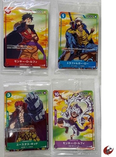 One Piece card Promo All 4 SEVEN ELEVEN Luffy Law P-041 P-003 P-001 ...