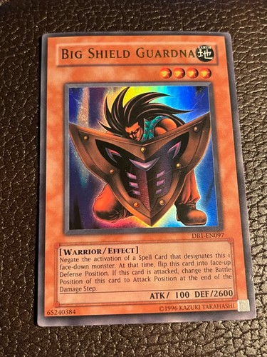 Yu-Gi-Oh! TCG Big Shield Gardna Dark Beginning 1 DB1-EN097 Unlimited ...
