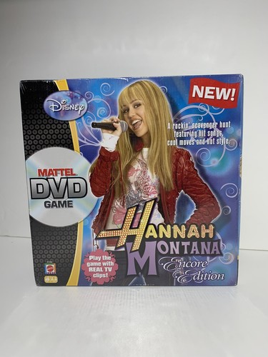 Hannah Montana Encore Edition Mattel DVD Game (2008) New SEALED | eBay