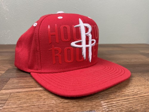 Houston Rockets Hat Official Draft 2014 Adidas Snap Back RED | eBay