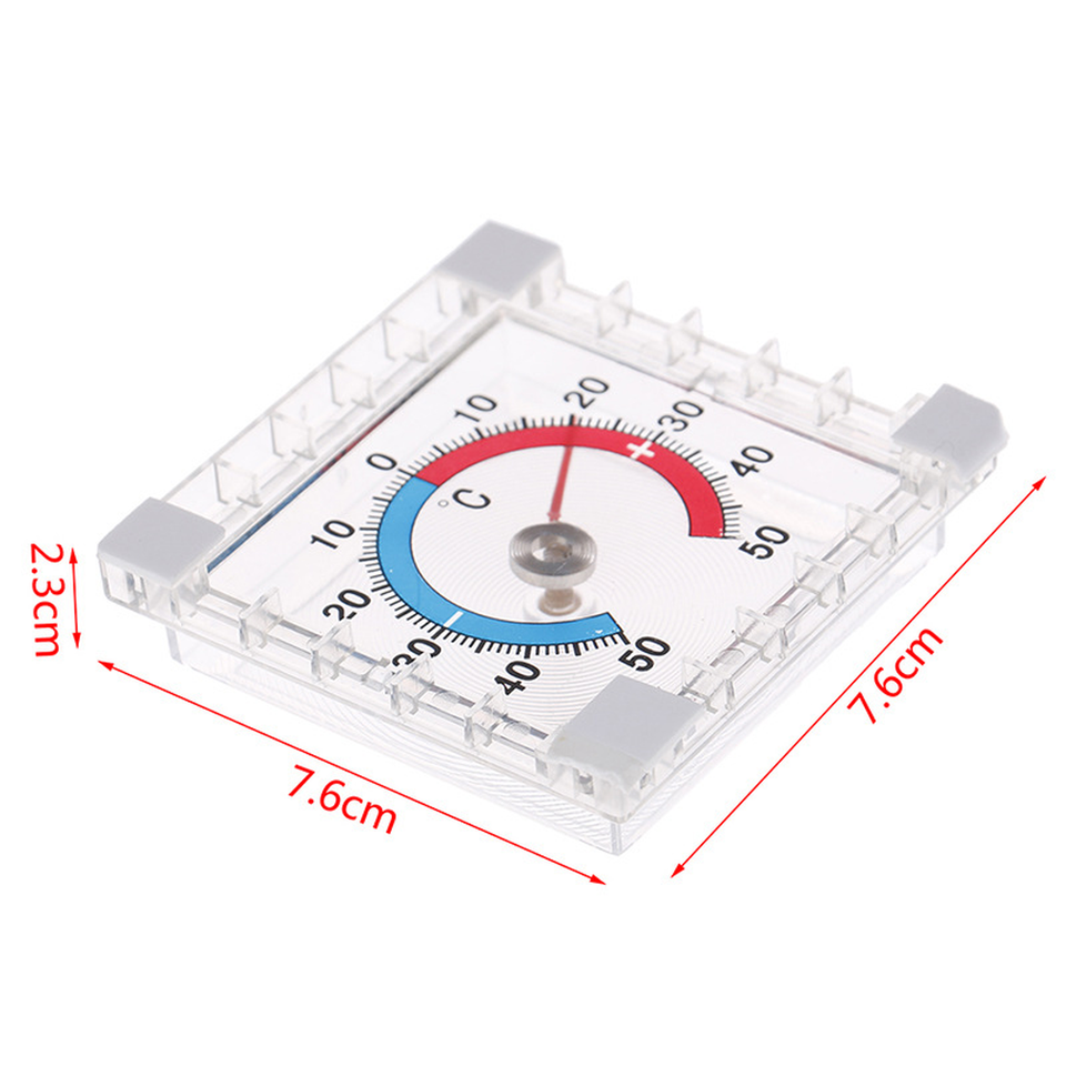 Outdoor Thermometer Window Thermometer Self-adhesive Backing Window ...