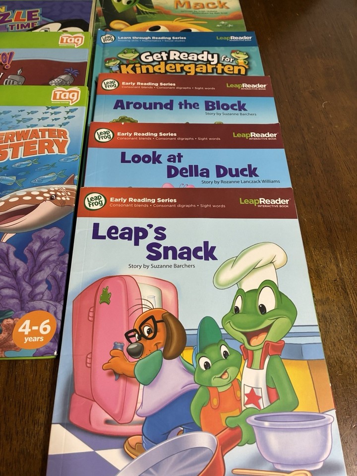 15 Leap Frog Books - 11 Tag and 5 Leap Reader Jr Assorted Lot ...