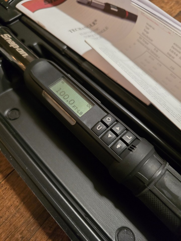 Snap-on 3/8" 5/100 Drive ATECH2F100BV Techangle Flex Torque Wrench | eBay