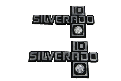 Fits Chevrolet Silverado 10 1981-1987 Badge Emblem Insert Set Badge ...