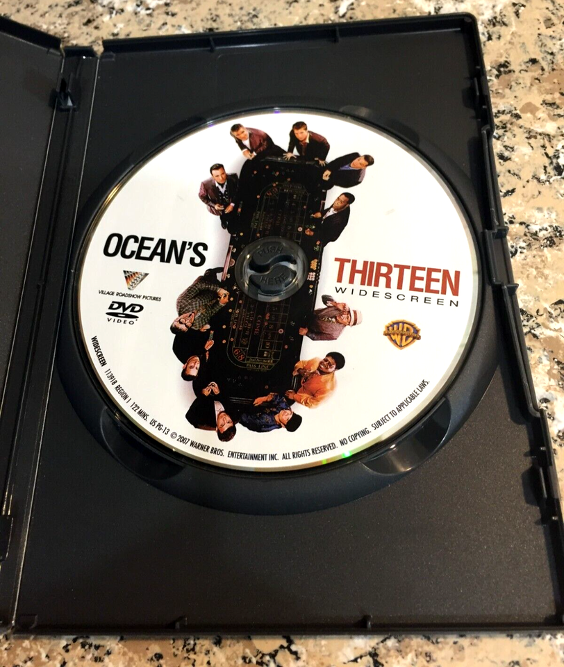 Ocean's Thirteen DVD / George Clooney / Brad Pitt / Ships with Tracking ...