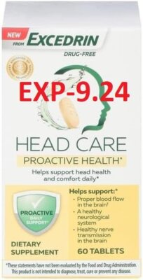 Excedrin Proactive Health, Head Care 60 Count (Pack Of 2) SEE PIC FOR ...