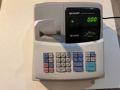 Cash Registers - Sharp Xe-A102 Electronic Cash Register
