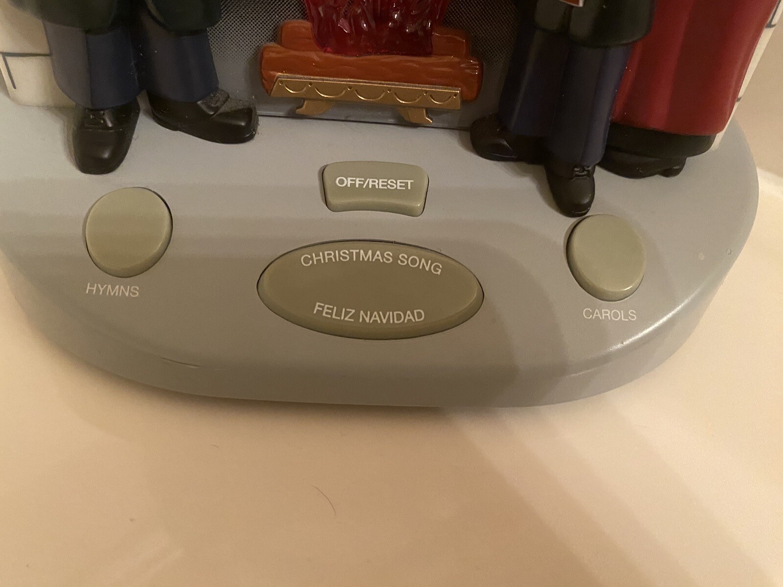 Vtg Sound Design Musical Christmas Clock Carols Hymns Songs Light Up ...