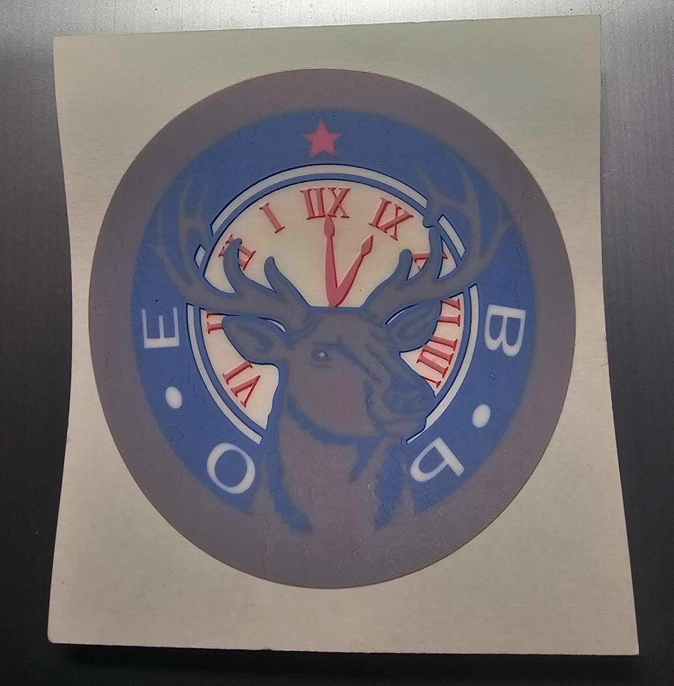 10 BPOE ELKS LODGE CLUB FULL COLOR 2.5 INCH CAR INSIDE DECAL STICKER ...