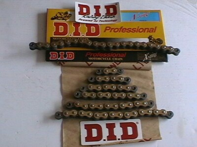 DID MOTORCYCLE CHAIN 525VX 525 VX GOLD EXTENSION LINKS 4 6 8 10 12 14 ...