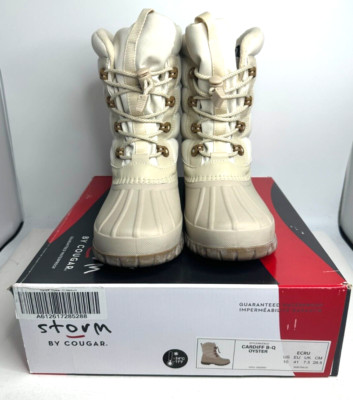 Storm By Cougar Cardiff Snow Boots Women's 10 M Beige Oyster | eBay