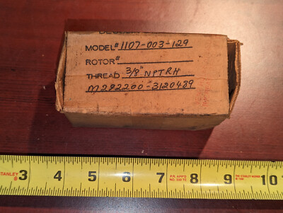 Deublin Rotary Union 3/8" NPT RH Threads 1107-003-129 | eBay