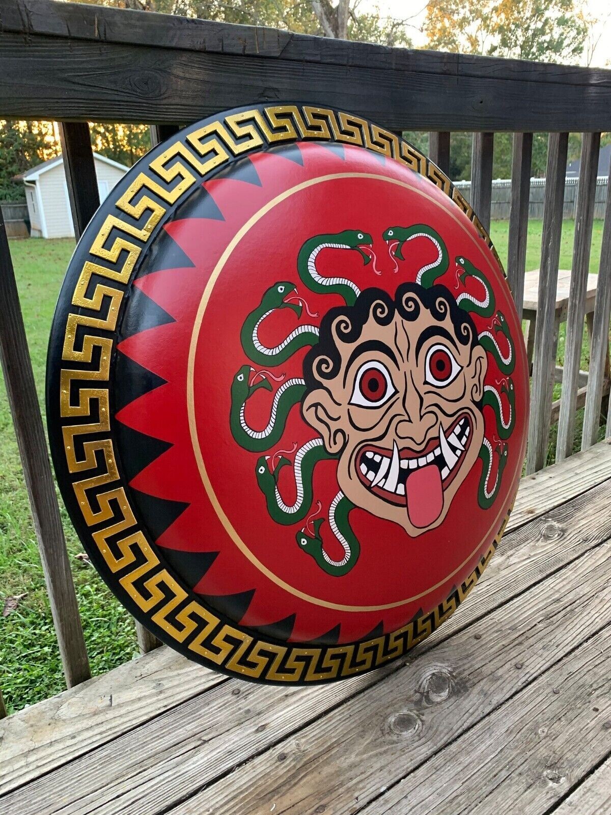 Medieval Hoplite Greek Collectible Shields Gorgon Medusa Authentic ...