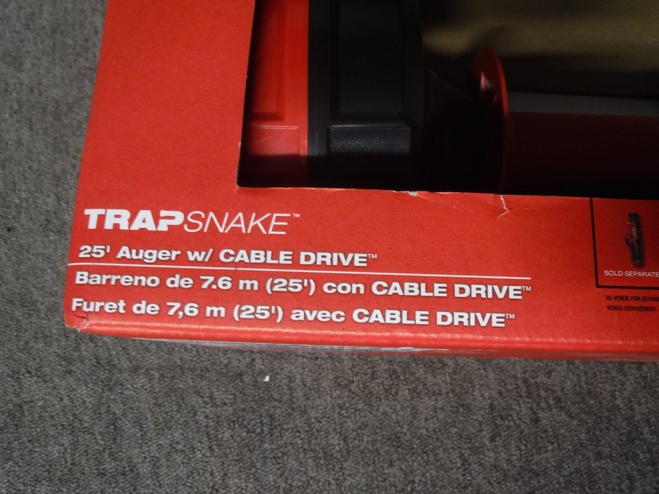 *NEW* Milwaukee Trap Snake Auger Drain Cleaning Kit, 49-16-2573 ...