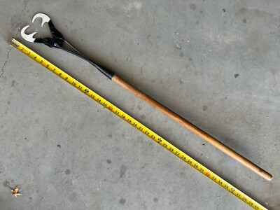 Vintage Norlund’s Lion Fishing Gaff Spring loaded fish Frog Grabber | eBay