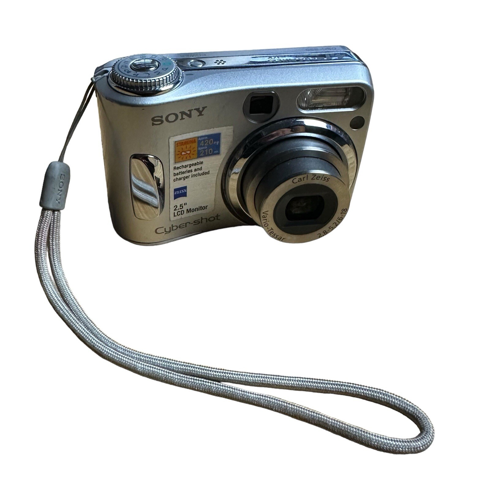 Sony Cyber-shot DSC-S90 4.1MP Digital Camera - Silver for sale online ...