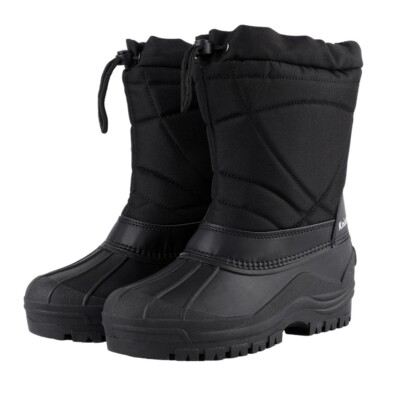 Knixmax Winter Snow Work Boots Men Work Shoes Insulated Waterproof Ski ...