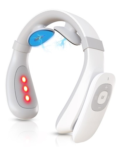 Neck TENS Machine with Heat, Electric Neck Massager for Pain Relief, 15 ...