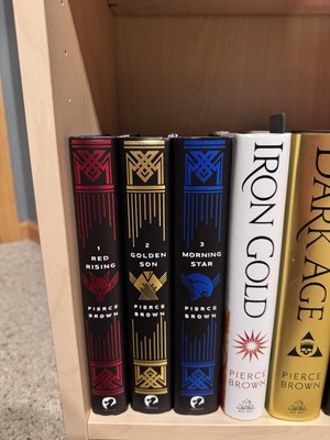 Fairyloot RED RISING TRILOGY by Pierce Brown: SPECIAL IRON EDITIONS - 3 ...