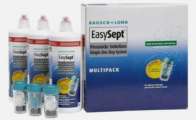 Bausch & Lomb EasySept Peroxide Solution Soft Contact Lens One Step ...