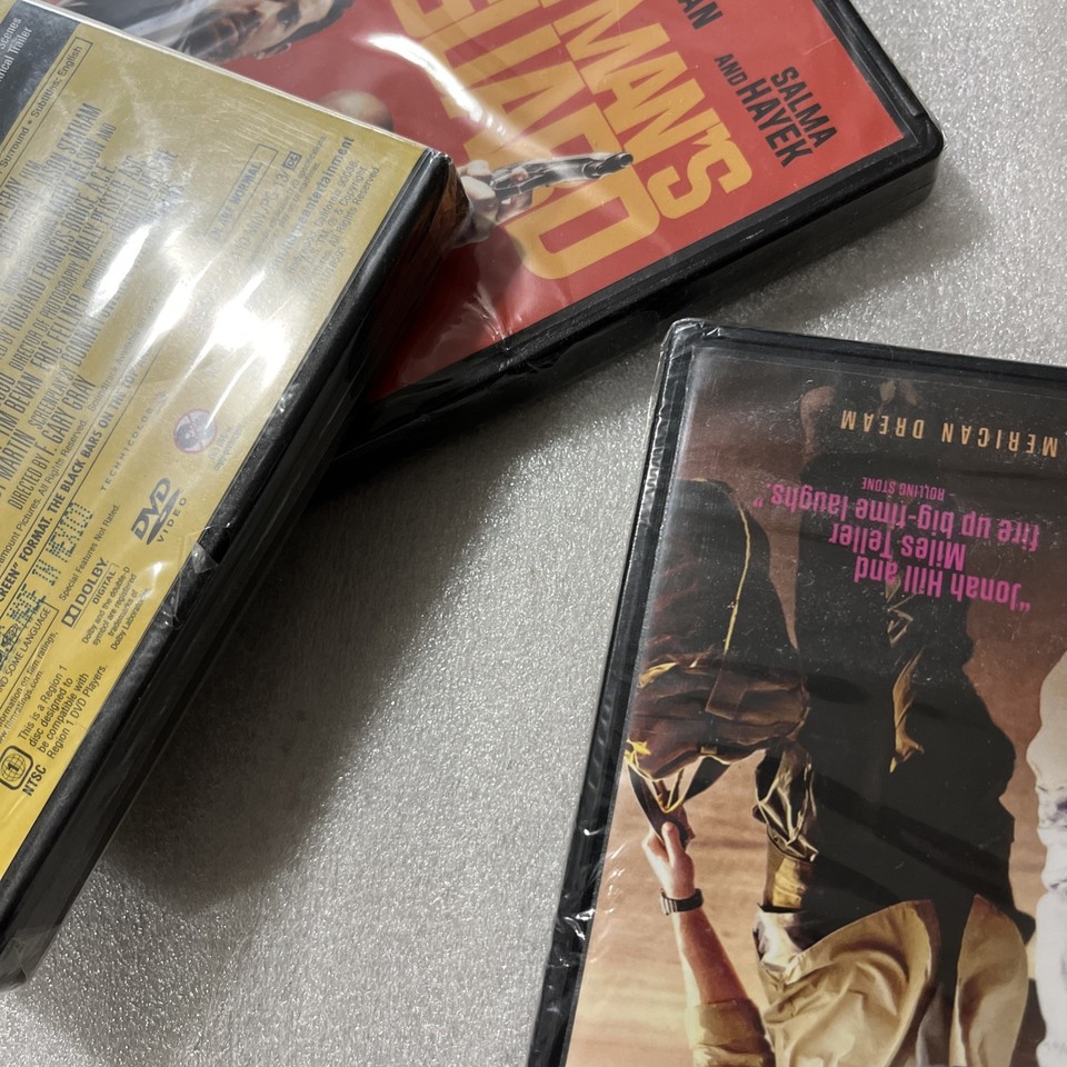 Hitman's Bodyguard + Italian Job + War Dogs DVD Lot NEW SEALED w ...