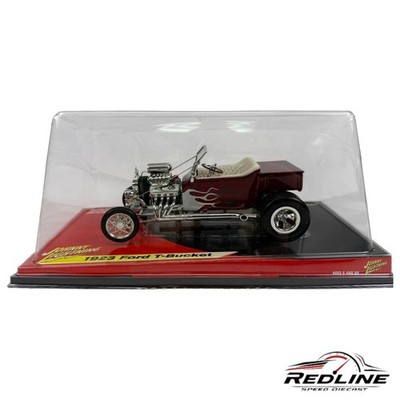 🔥🔥Johnny Lightning 1923 Ford T-Bucket Red with Flames 1:18 B3🔥🔥 | eBay